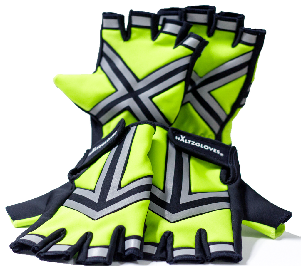 HALTZGLOVES NIGHTTIME Half Gloves Traffic Gloves